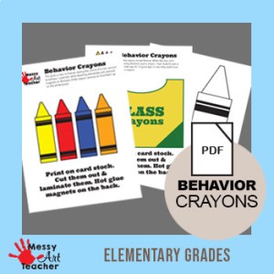 Elementary Art Behavior Management – Mrs. Miller – Messy Art Teacher Blog