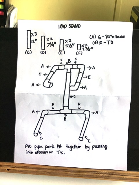 iPad PVC Stand Plans – Mrs. Miller – Messy Art Teacher Blog
